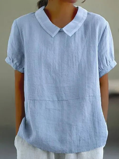 BLUSA DE LINO REFINADA – ERIKA ZENITH